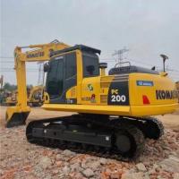 China Secondhand Kumatsu PC200 Crawler Excavator with Original Hydraulic Valve for sale