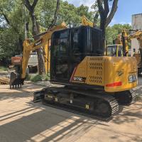 China Built for Heavy-Duty Work Sany SY75 Generation Forward Flow Excavator in Original Color for sale