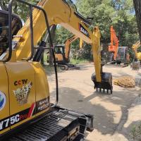 China Built for Heavy-Duty Work Sany SY75 Generation Forward Flow Excavator in Original Color for sale