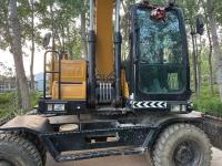 China SANY 155W Wheeled Excavator With Original Hydraulic Cylinder And ISUZU Engine for sale