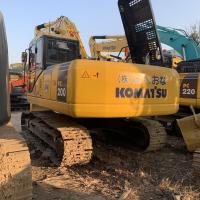 China Used Komatsu PC200 Excavator with Cummins Engine Original PC220 Excavator for sale