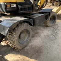 China Good Condition Used Korea Hyundai 60w Wheel Excavator with Original Hydraulic Cylinder for sale