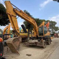 China hyundai excavator 210w-9 wheel Original Korea for sale for sale