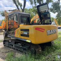 China Sany 155C 15T Used Excavators With ISUZU Engine and High Working Efficiency for sale