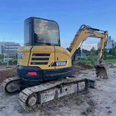 China Good Condition SY55U Second-hand Small Excavator with High Work Efficiency and by SANY for sale