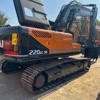 China Selling 90% of new and second-hand Hyundai 220 excavators, old excavators, and old hook machines at a low price for sale