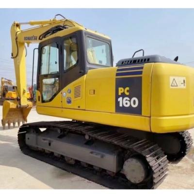China Second Hand Komatsu PC160 Excavator with Original Hydraulic Pump in Good Condition for sale