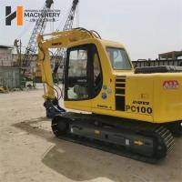 China 0.48m3 Bucket Capacity Used Komatsu PC100 Excavator 10000KG Machine Weight for sale