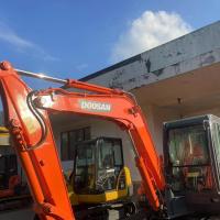 China High Slope Efficiency Used Doosan Excavator DX60 Super With 38.9kW And Original Color for sale