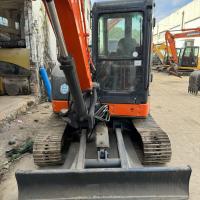 China Hitachi ZX65U Second Hand Excavator Original Hydraulic Valve And High Work Efficiency for sale