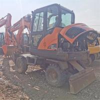 China Energy Saving Second Hand DOOSAN DX60W Excavator With Original Paint for sale
