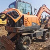China Energy Saving Second Hand DOOSAN DX60W Excavator With Original Paint for sale
