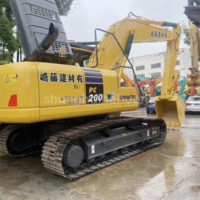 China Used Japanese construction machinery Komatsu PC200 excavator with 0.8m3 bucket capacity for sale
