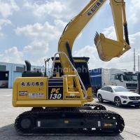China Second-Hand PC130 Excavator Imported from Japan with Original Hydraulic Valve for sale