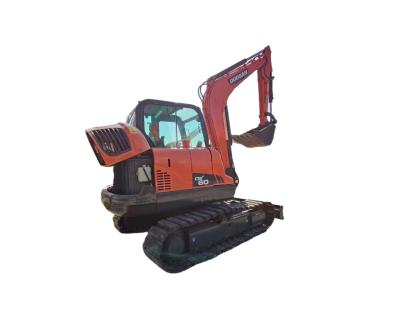 China YANMAR Engine Used Doushan DX60 Excavator 6 Tons Construction Machinery for sale