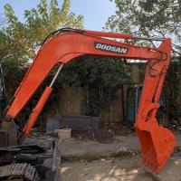China Doosan DX75 DH80 Mini Excavator Original Color Used Doosan DX55 Working Hours 0-2000 for sale