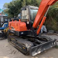 China Doosan DX75 DH80 Mini Excavator Original Color Used Doosan DX55 Working Hours 0-2000 for sale