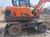 China 2020 Doosan DX60W Wheel Excavator With Original Hydraulic Pump for sale