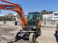 China 2020 Doosan DX60W Wheel Excavator With Original Hydraulic Pump for sale
