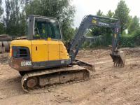 China Mini Used Volvo EC55 EC60 Tracked Excavator For Heavy Duty Work for sale