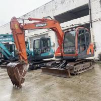 China Used Engineering Doosan DX75 Crawler Excavator With 7350kg Operating Weight for sale