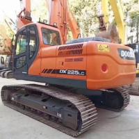 China Doosan DX225LC 22 Ton Digger Excavator with 21800 Weight and 0-2000 Hours in Good Condition for sale