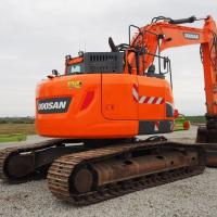 China Used Doosan Dx235lcr Excavator 1.05m3 Bucket Capacity Few Working Hours Made in Korea for sale