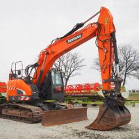 China Used Doosan Dx235lcr Excavator 1.05m3 Bucket Capacity Few Working Hours Made in Korea for sale