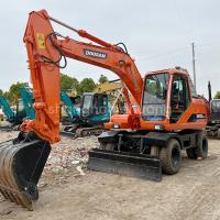 China Good Quality Original Korea Doosan Dh150w-7 150w Wheel Excavator Doosan 15 tons Used Excavator for sale for sale