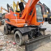China Good Quality Original Korea Doosan Dh150w-7 150w Wheel Excavator Doosan 15 tons Used Excavator for sale for sale