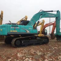 China Kobelco SK350 Used Excavator with 1.6m3 Bucket Capacity and 34700kg Operating Weight for sale