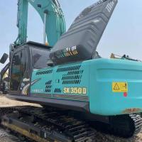 China Japan Made Kobelco SK350 Excavator Secondhand with 34700kg Operating Weight in 2020 for sale