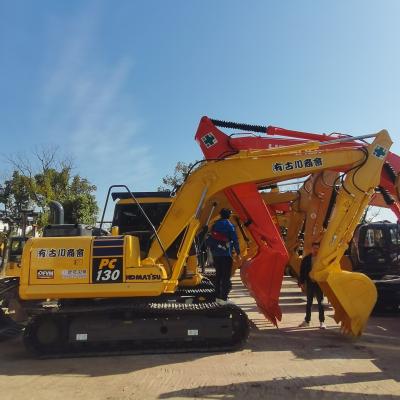 China Second Hand Komatsu PC130 Excavator with 12600 Operating Weight and Hydraulic System for sale