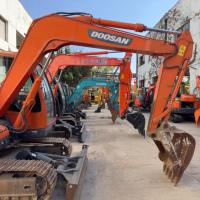 China Doosan DX75-9C Used Mini Excavator Excellent Condition Original Color 0-2000 Working Hours for sale
