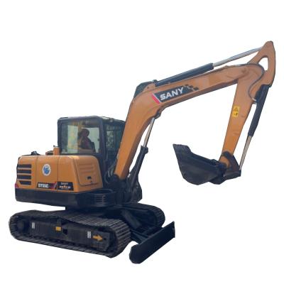 China Good Condition 5ton SANY Excavator Used SY55C-pro with Mild Steel Design for sale