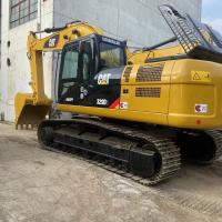 China 20 ton Caterpillar 320D 329 330d hydraulic tracked crawler excavator machine used cat 320dl excavators for sale