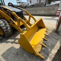 China Second Hand CAT420 Loader with Strong Power and Overall Soft Steel Design for sale