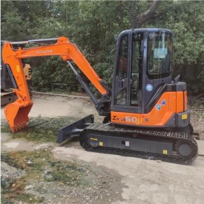 China Second Hand Hitachi ZX50U Mini Excavator 2021 With 29.8KW Power And Low Working Hours for sale