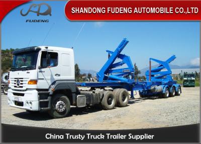 China Tri Axles Slidable Steel Side Loader Trailer  37 Tons Payload Capacity for sale