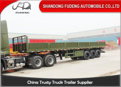 China Two And Three Axles 40ft Side Wall Semi Trailer With 60T Capacity for sale