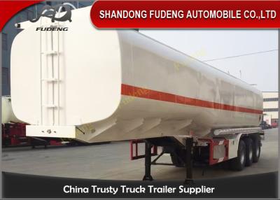 China 4 Compartments Fuel Tanker Semi Trailers Tri-Axles 45000 Liters Petrol Tankers for sale