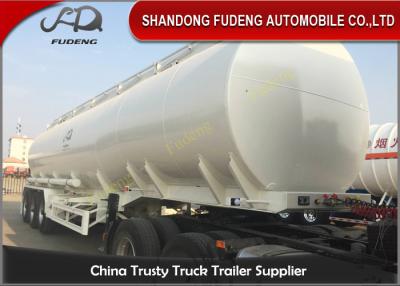 China 3 Axles 50CBM Fuel Tanker Semi Trailers Customized carbon steel tanker trailers for sale