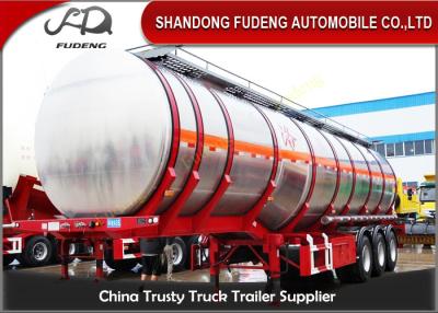 China 47000 L Stainless Steel Tanker Trailers Single Compartment 12000*2500*4000mm for sale