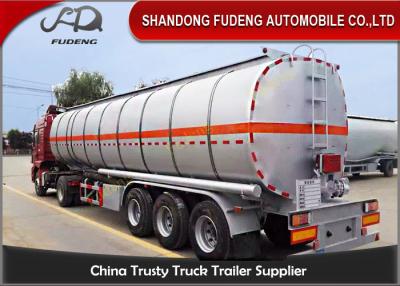 China 42000 L fuel tanker semi truck trailer for diesel oil delivery with insulating layer for sale