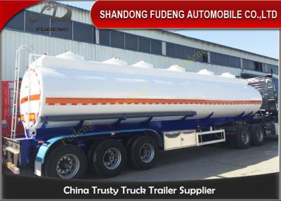 China 9000 Gallon Fuel Tanker Semi Trailer Optional Dimension High Strength Steel Material for sale