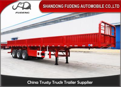China Enclosed cargo side wall semi trailer 3 axles load 40 ton for sale for sale