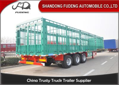 China Tarpaulin side wall semi trailer half bucket steel fodder delivery for sale