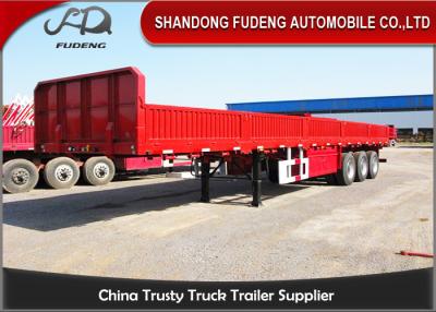 China Flatbed type side wall semi trailer and Container truck trailer for sale for sale