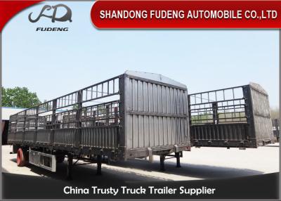 China Livestock transport side wall semi truck trailer with 1800 mm side panel for sale