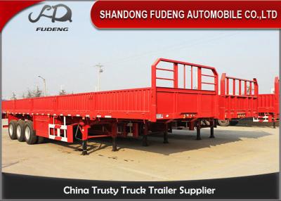 China Fodder delivery 12 tires side wall semi trailer detachable fence 40 ton for sale